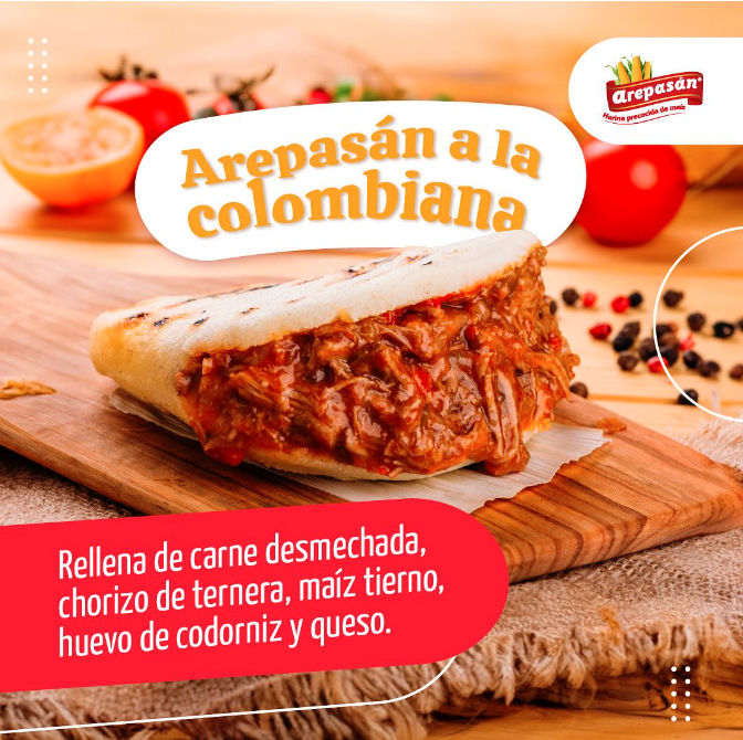 Arepasán a la colombiana – Precocidos del Oriente