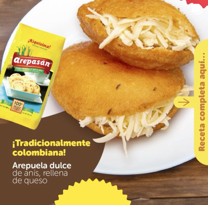 Arepuela dulce de anís – Precocidos del Oriente